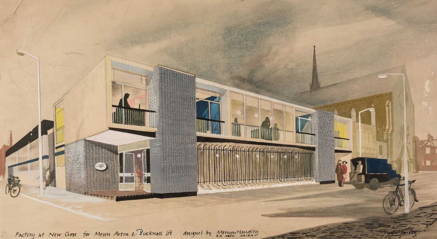 Lot 64 - Architectural drawings. A group of 8 plans,