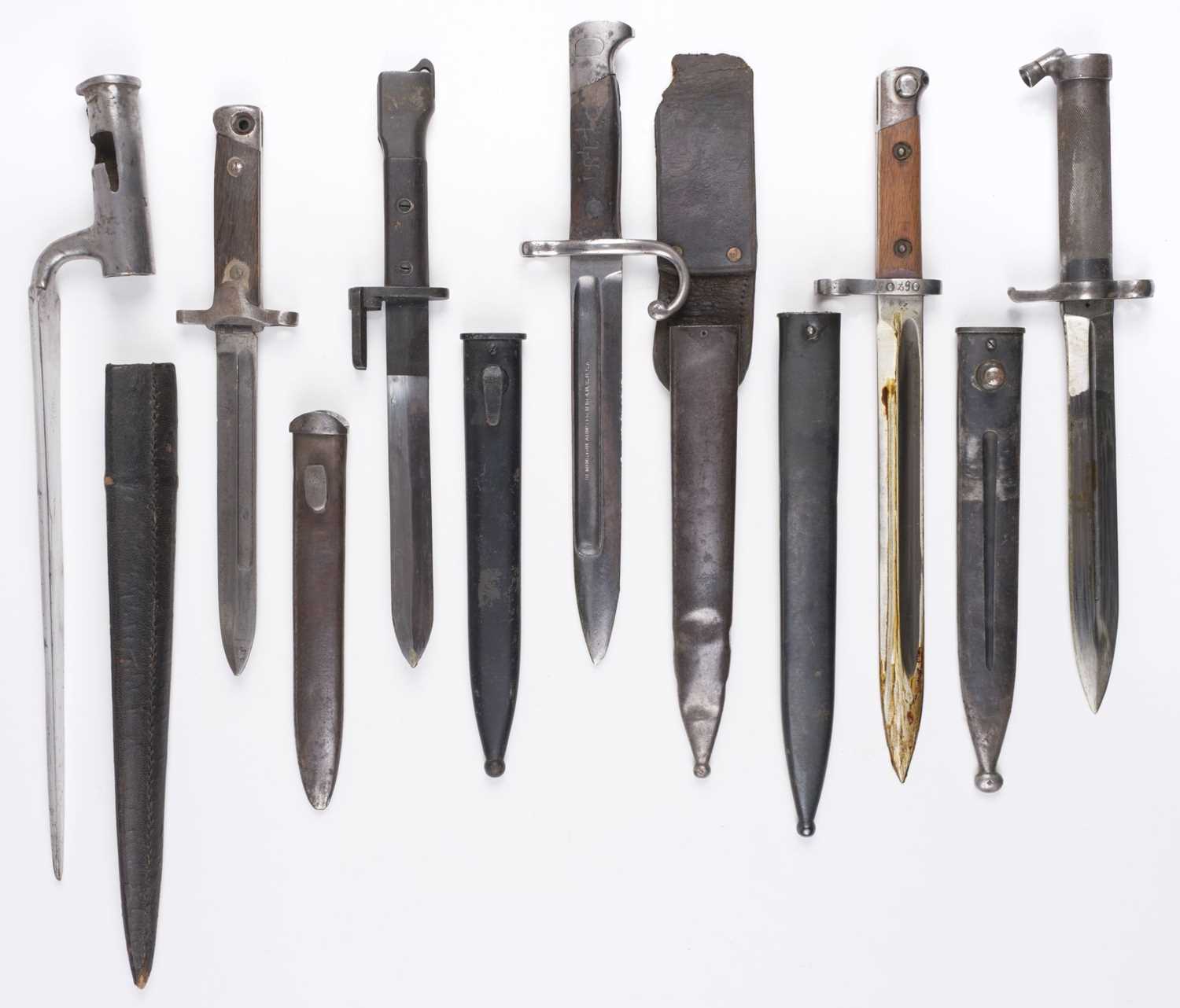 Lot 167 - Bayonets. American 1899 pattern bayonet and