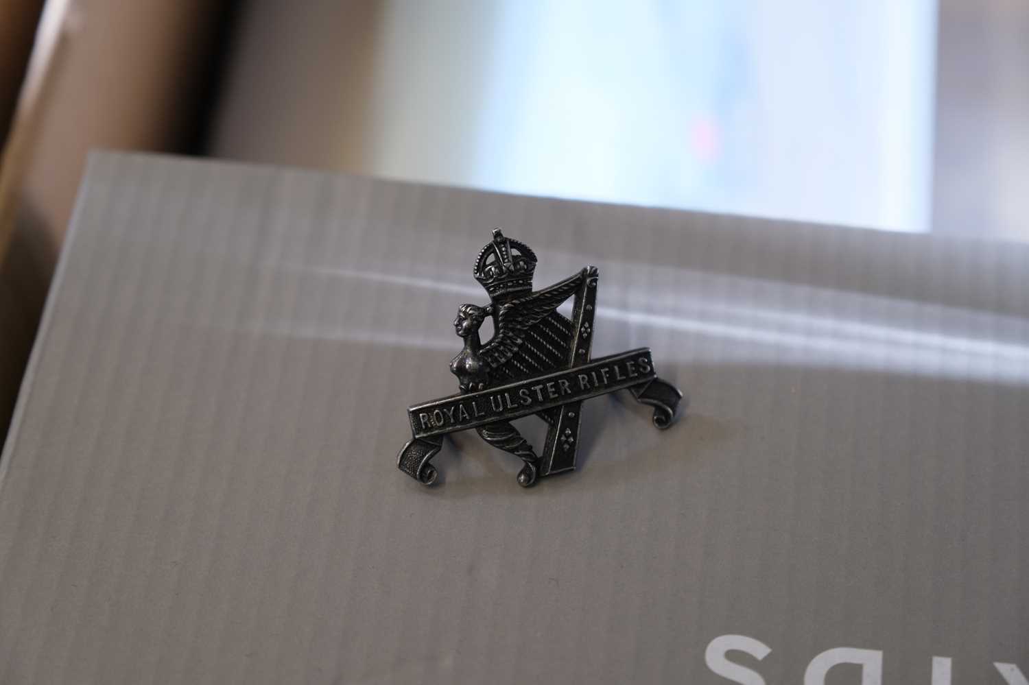 Lot 478 - Royal Ulster Rifles. A WWII silver 'Airborne'
