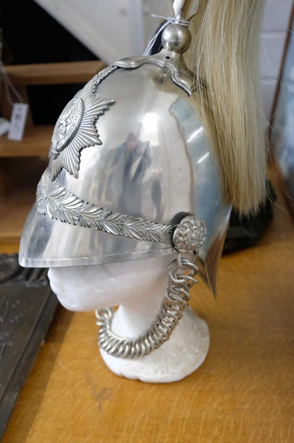 Lot 419 - Helmet. An 1871 pattern Albert helmet of the