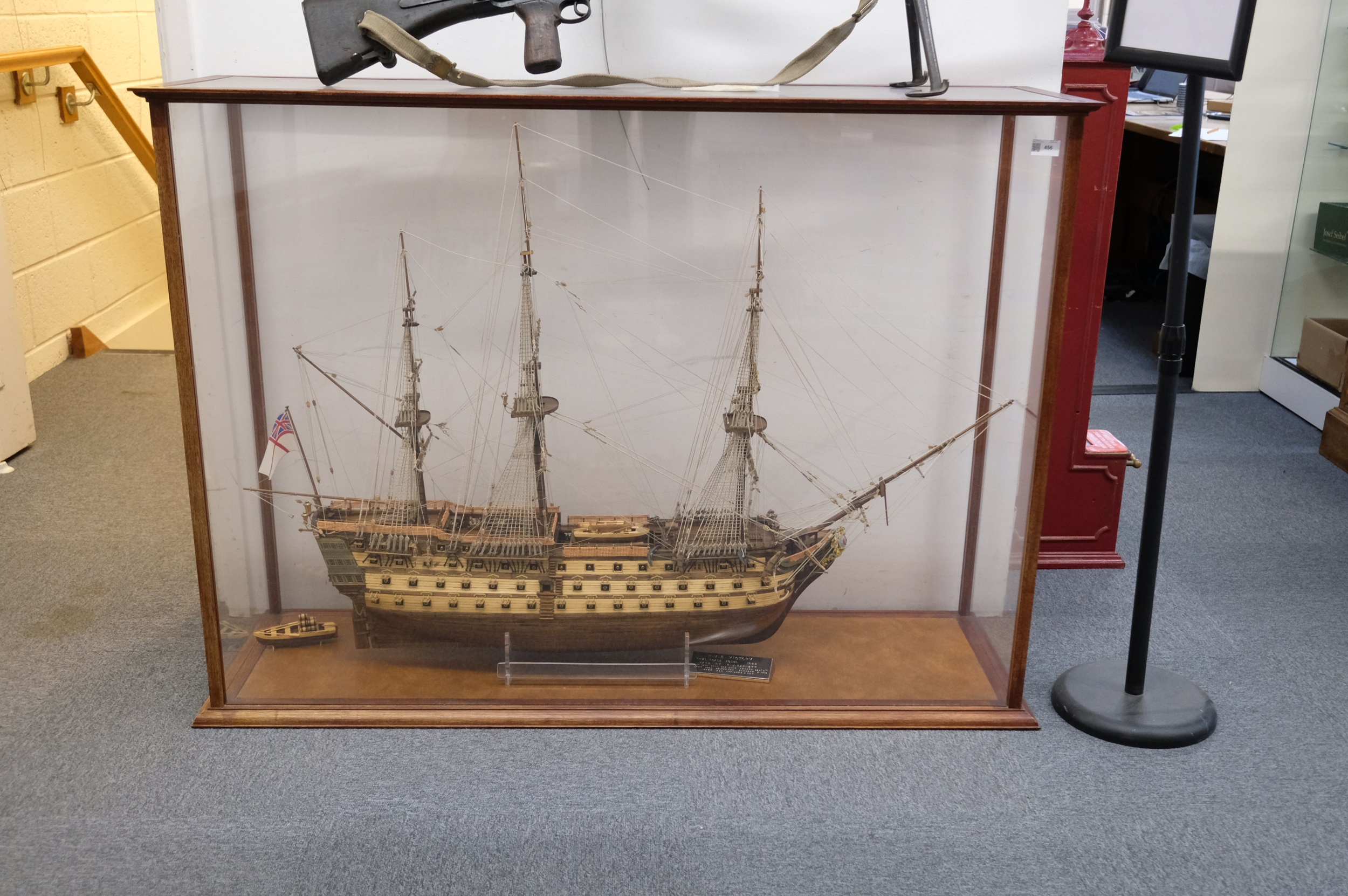 Lot 456 - Nelson (Horatio, 1758-1805). A 1-70 model of